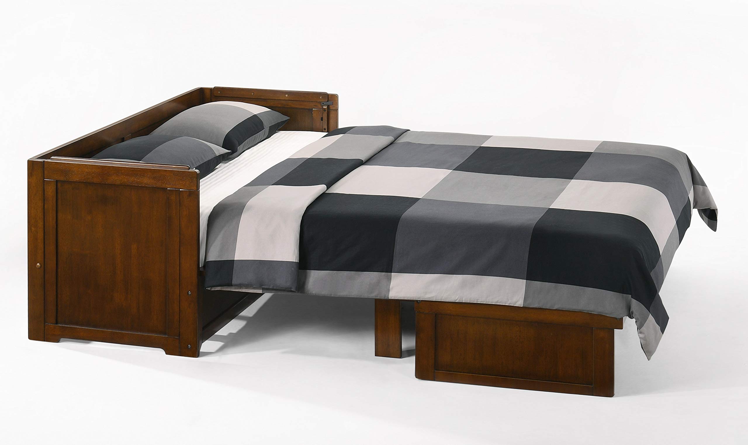 Night & Day Murphy Cube Cabinet Bed PRE-Assembled by SDS Cabinet Beds with 6" Memory Foam Mattress