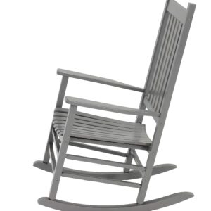 Woodlawn&Home, 100026, Mission Style Rocking Chair Gray