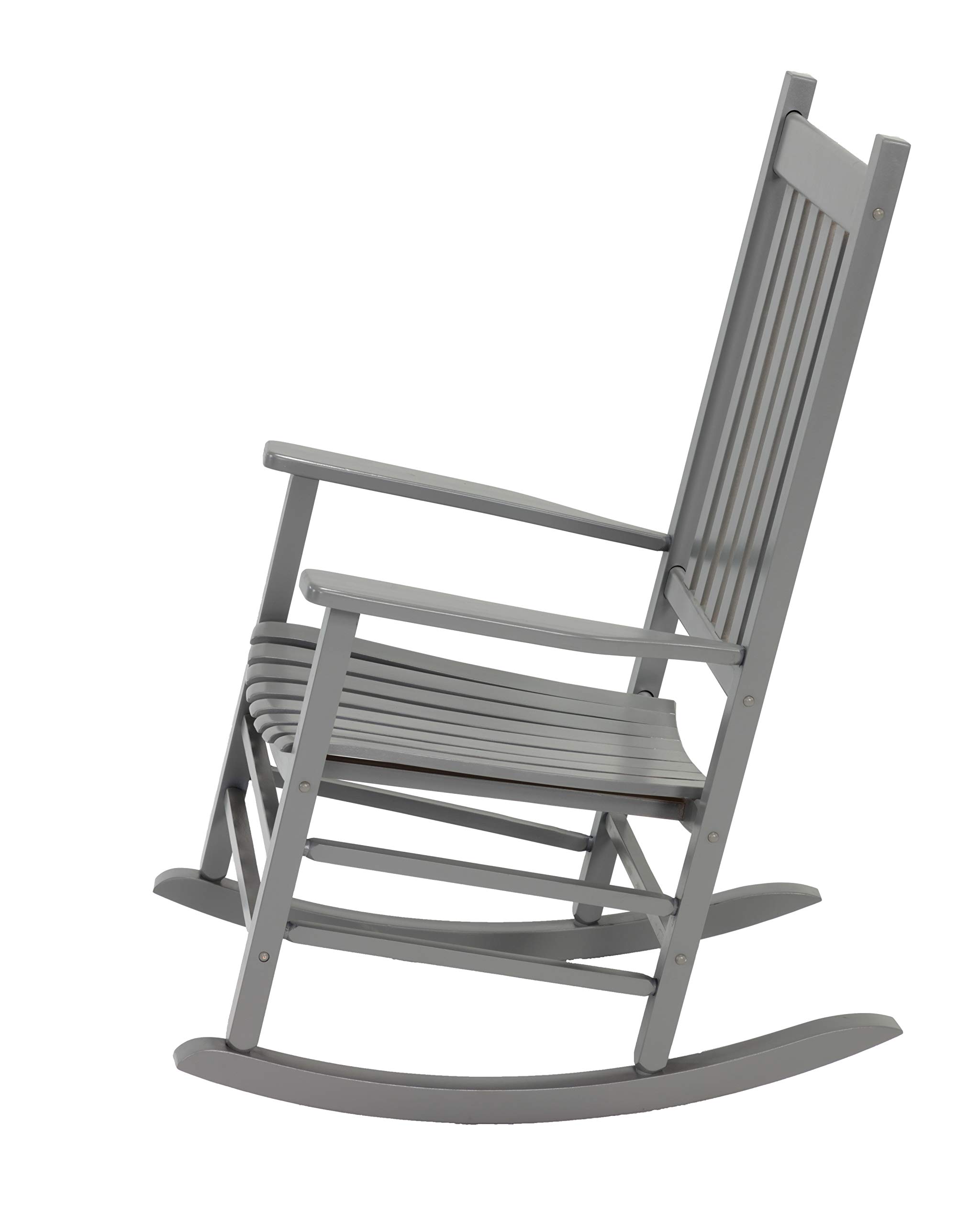 Woodlawn&Home, 100026, Mission Style Rocking Chair Gray