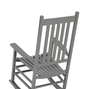 Woodlawn&Home, 100026, Mission Style Rocking Chair Gray