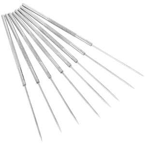 baluue 8pcs dissection needle stainless steel single end probe lab bio experiment dissection tools for medical students and veterinary