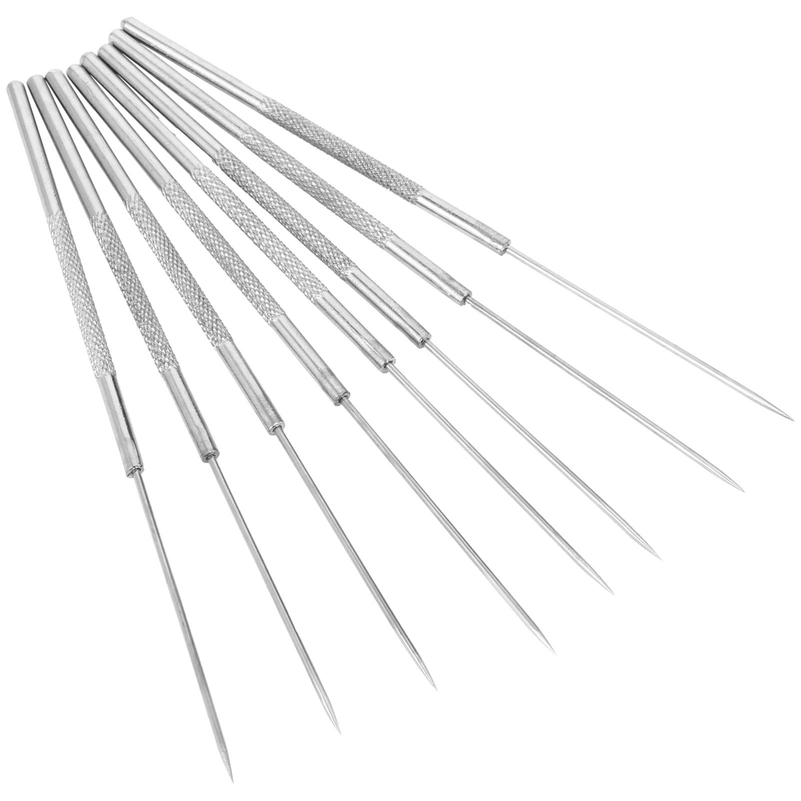 Baluue 8pcs Dissection Needle Stainless Steel Single End Probe Lab Bio Experiment Dissection Tools for Medical Students and Veterinary