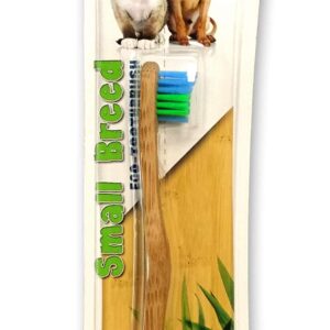 Woobamboo! Eco-Friendly Small Breed Dog and Cat Bamboo Toothbrush (Pack of 2)