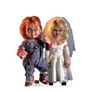 Cardboard People Advanced Graphics Chucky and His Bride Life Size Cardboard Cutout Standup - Bride of Chucky (1998 Film)