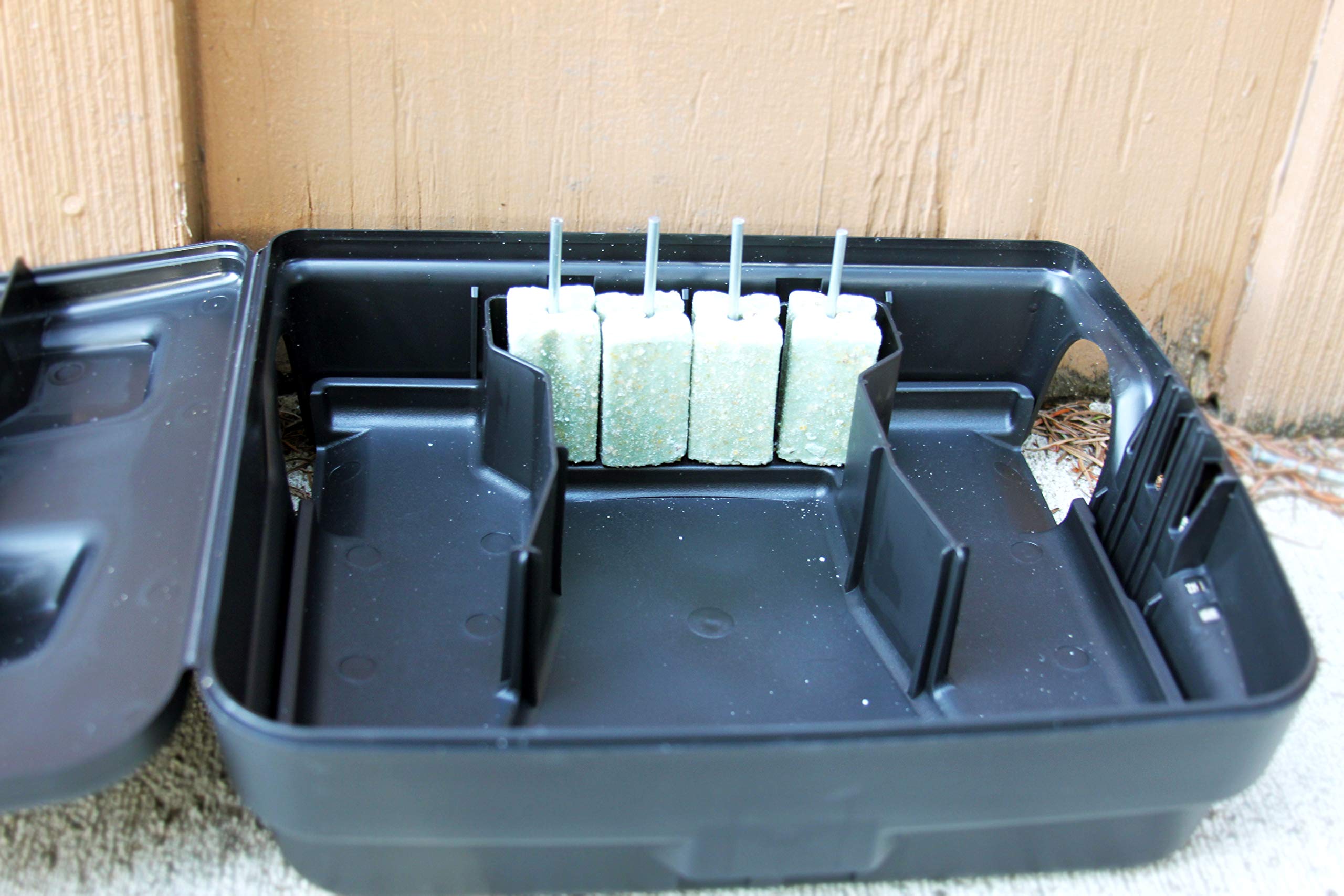 Tomcat Bait Station | Bullet Rat Bait Stations - Set of 6 | Complete Rodent Control Solution