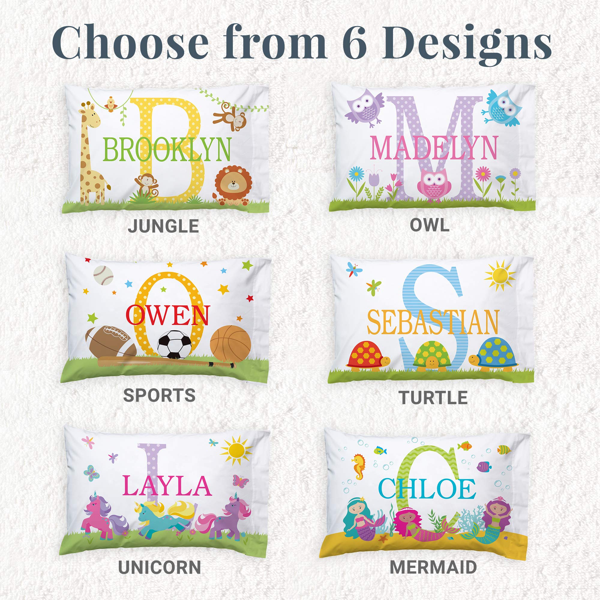 Let's Make Memories My Own Name Pillowcase, Personalized with Name, Polyester, Plush Fleece - Sports