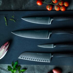 Wüsthof Performer 8" Chef's Knife, Black