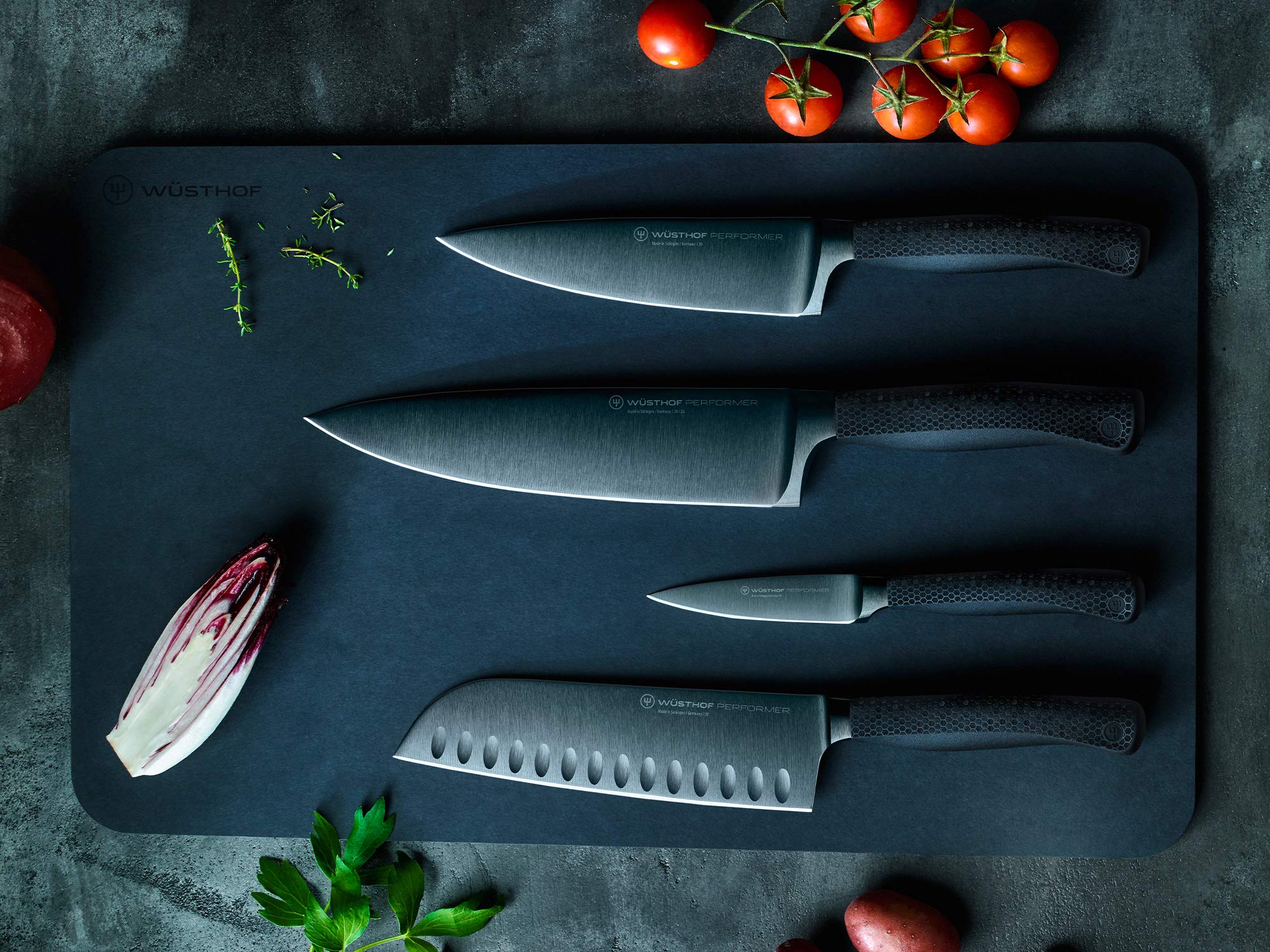 Wüsthof Performer 8" Chef's Knife, Black