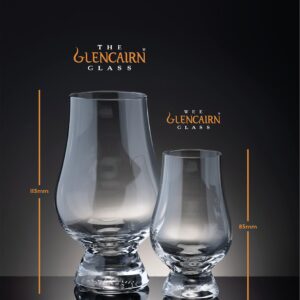 The WEE Glencairn Crystal Whiskey Glass, Miniature Whisky Tasting Glass, Set of 12