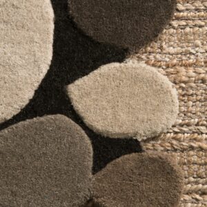 nuLOOM Hand Tufted Pebbles Runner Rug, 2' 6" x 6', Natural