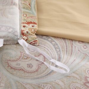 Brandream Duvet Cover King Size Hotel Collections Gold Classy Paisley Regal Themed 3PCS + 2 PCS Standard Pillowcase Set