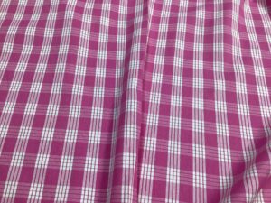 pink palaka hawaiian print fabric by the yard