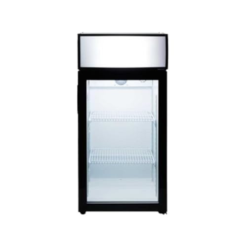 Glass Door Countertop Display Beverage Cooler, Merchandiser Refrigerator; 2.8 Cubic Ft.