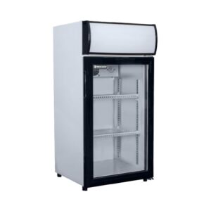 Glass Door Countertop Display Beverage Cooler, Merchandiser Refrigerator; 2.8 Cubic Ft.