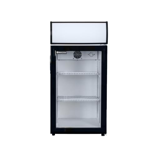 Glass Door Countertop Display Beverage Cooler, Merchandiser Refrigerator; 2.8 Cubic Ft.