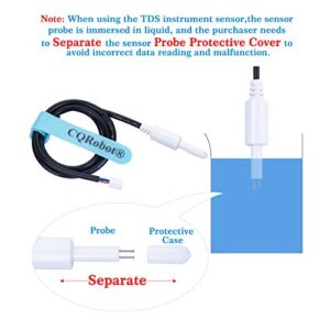 CQRobot TDS (Total Dissolved Solids) Meter Sensor Compatible with Raspberry Pi/Arduino Board. for Liquid Quality Analysis Teaching, Scientific Research, Laboratory, Online Analysis, etc.