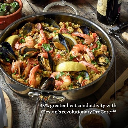 Hestan - NanoBond Collection - Titanium All-In-One Pan, Induction Cooktop Compatible, 5 Quart