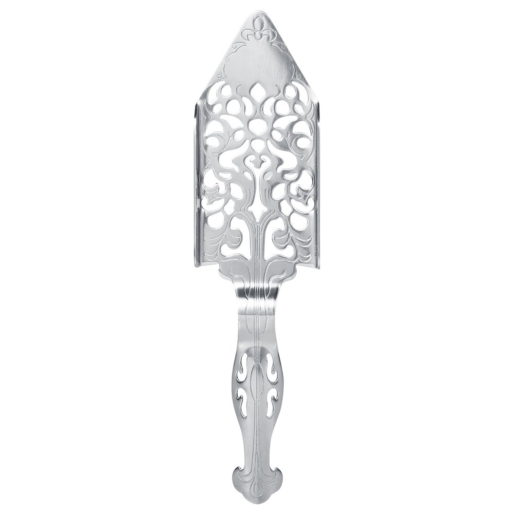 Absinthe Spoon Stainless Steel Absinthe Fountain Accessory Absinthe Dripper for Absinthe Glasses Sugar Cube Silver