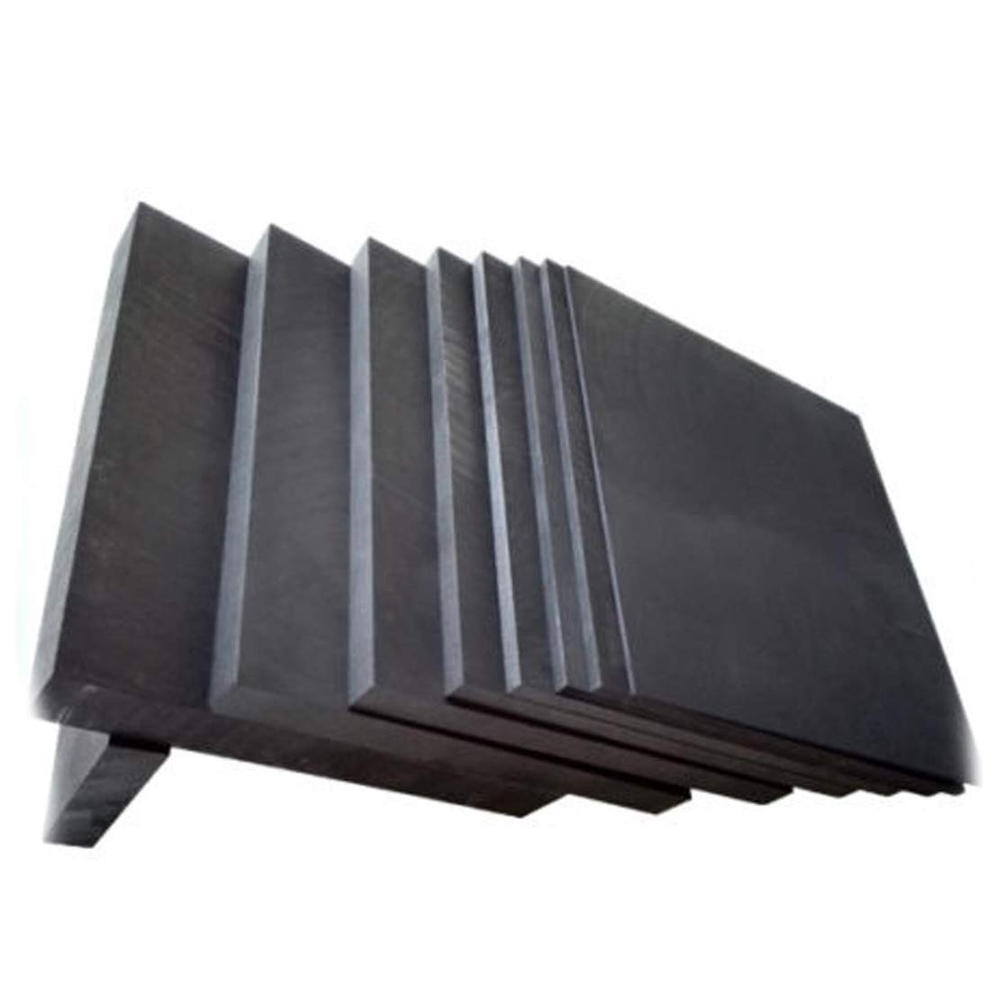 CGjiogujio 10pcs 3.5 x 20 x 100mm 99.99% Pure Graphite Electrode Rectangle Plate Sheet