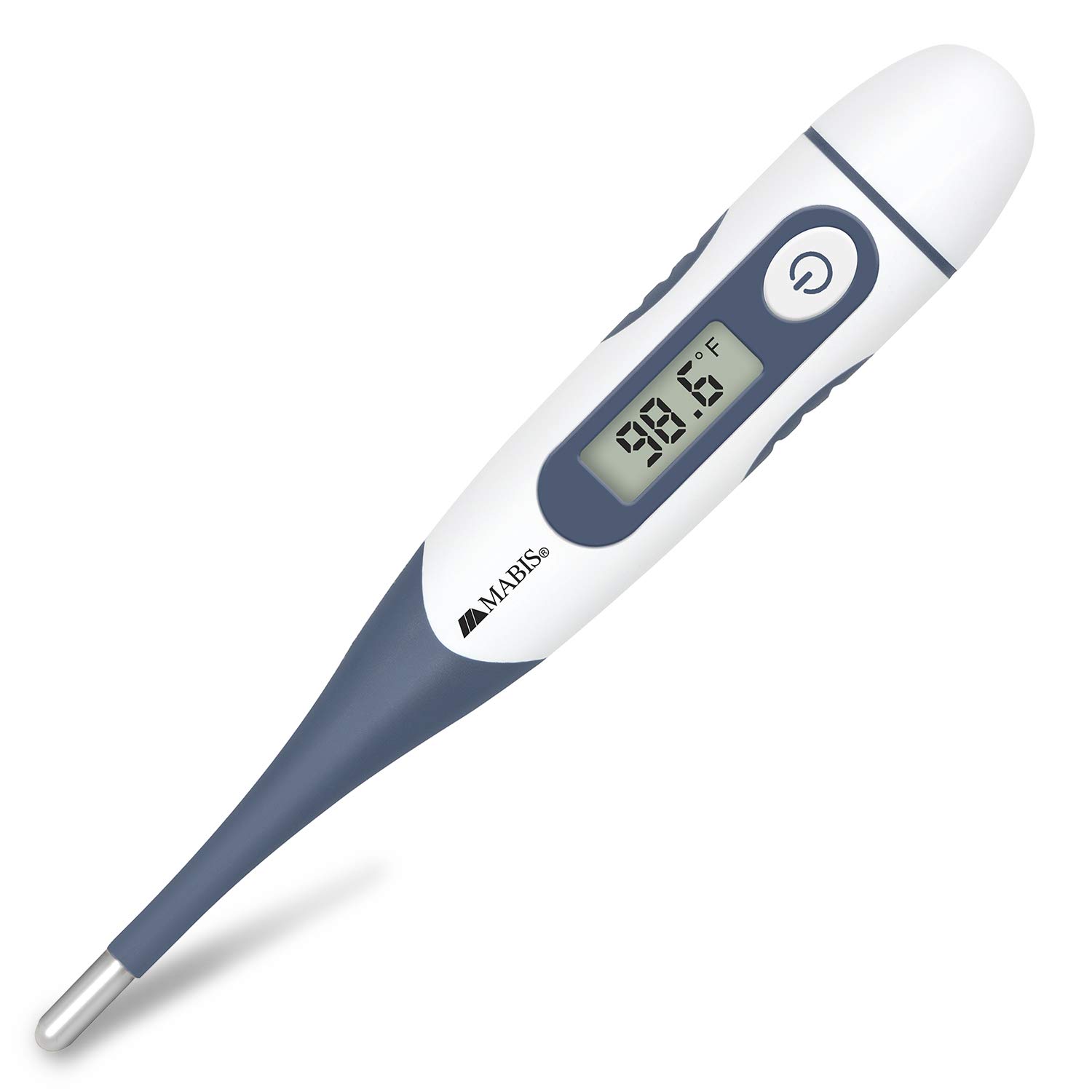 MABIS Digital Thermometer for Babies, Children and Adults for Oral, Rectal or Underarm Use, Blue, 20 Sec