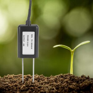 taidda- soil ph sensor, soil meters rs485/0-5v / 0-10v / 4-20ma output easy to operate high density epoxy resin soil ph sensor, soil ph meter, for flowers and vegetables plant culture