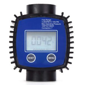 Inline Sensor Meter Digital Pipeline Water Gauge Meter 1"Turbine Flowmeter Flowmeter Measure