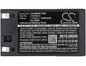 replacement battery for sierra sport 2, sport 9460 7.4v/3400ma