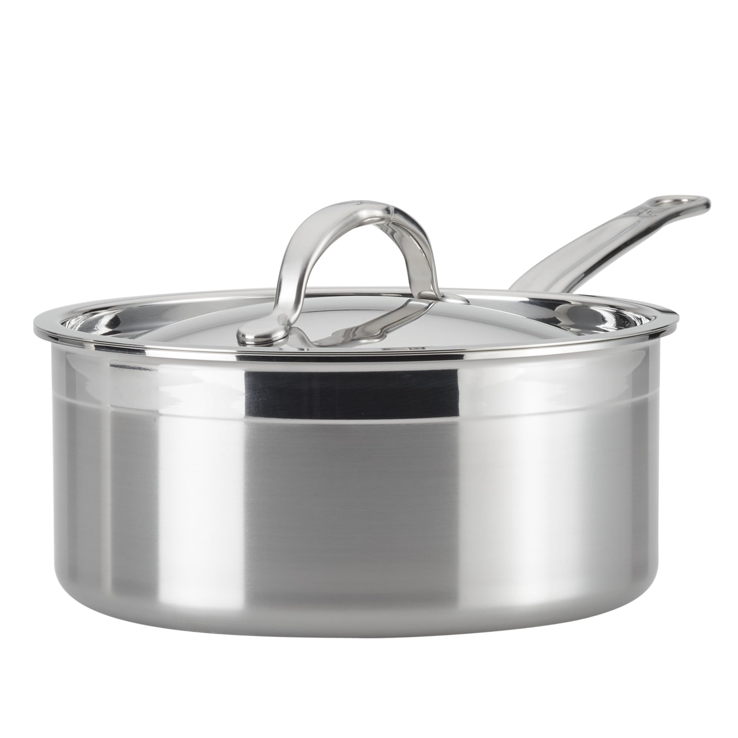 Hestan - ProBond Collection - Professional Clad Stainless Steel Sauce Pan, Induction Cooktop Compatible, 3 Quart