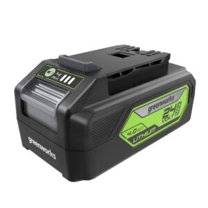 greenworks 24v 4.0ah lithium-ion battery (genuine greenworks battery/ 125+ compatible tools)