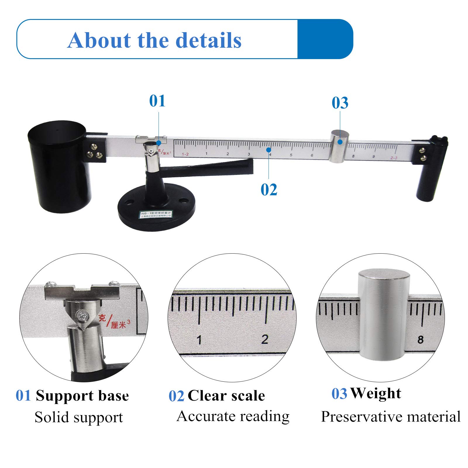 YUCHENGTECH Mud Hydrometer Mud Tester Slurry Test Kit Sand Content Kit Mud Tester Viscosimeter Sand Content Meter (Kit)