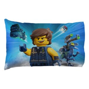 lego pillowcase let's build together reversible pillowcase for kids - 20 x 30 inch (1 piece pillow case only)