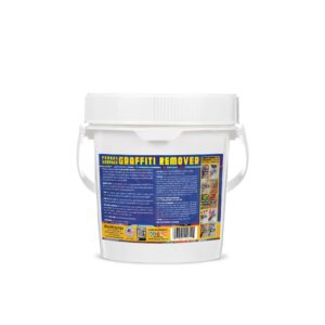 Smart 'n Easy Porous Surface Graffiti Remover - Eliminates Unwanted Graffiti from Unpainted Wood & Masonry Surfaces - Removes Aerosol Spray Paints, Crayon, Marker, Ink, Paint, Coatings - 1/2 Gallon