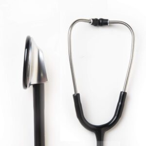 U.S. Army Cardiology Stethoscope Single Head for Medical and Clinical Use - 27 inch