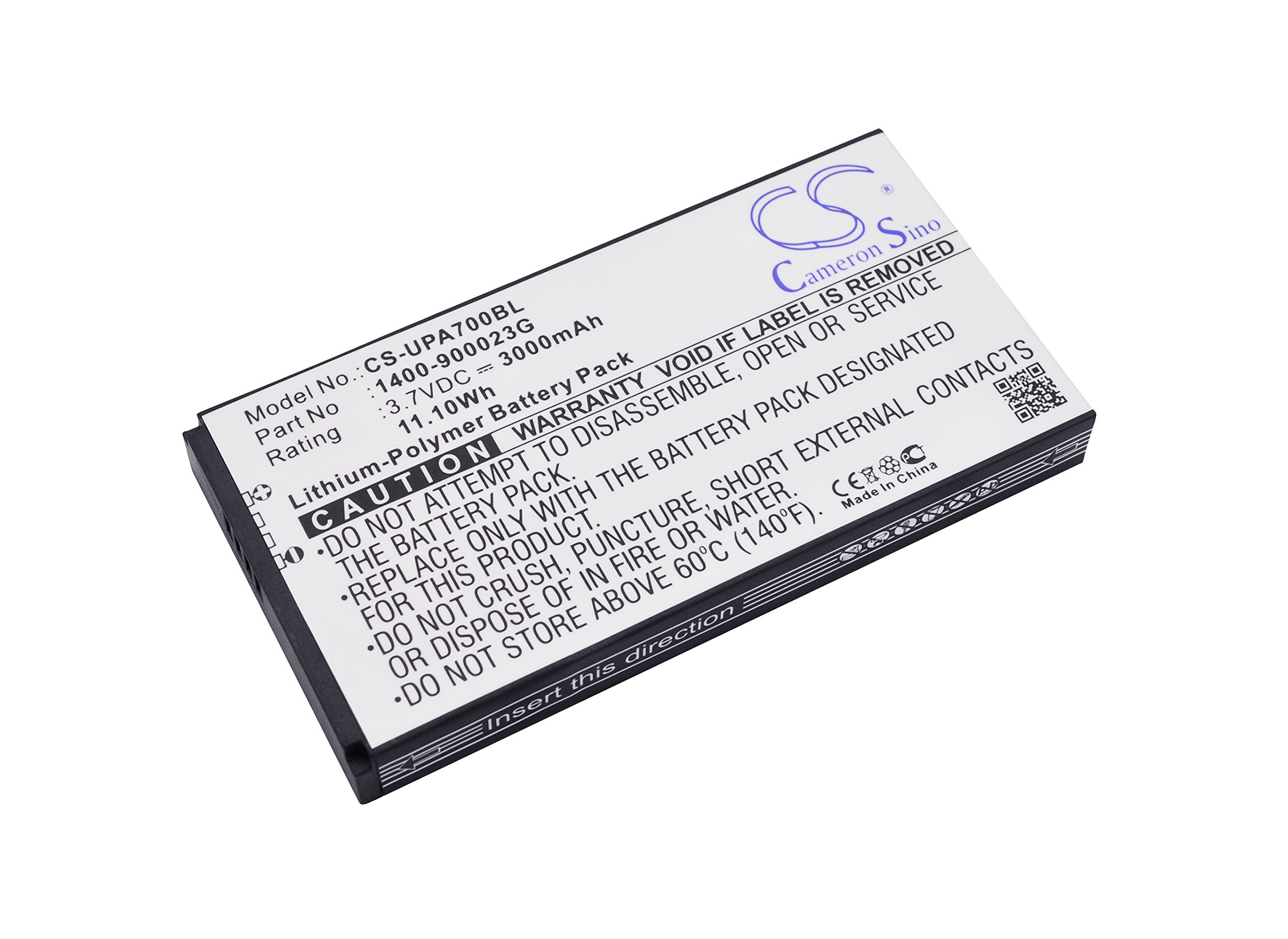 Replacement Battery for Unitech PA700, PA700MCA, PA720 3.7V/3000mA