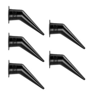 jes angle nozzle for sausage and bulk caulk guns, 5-pack