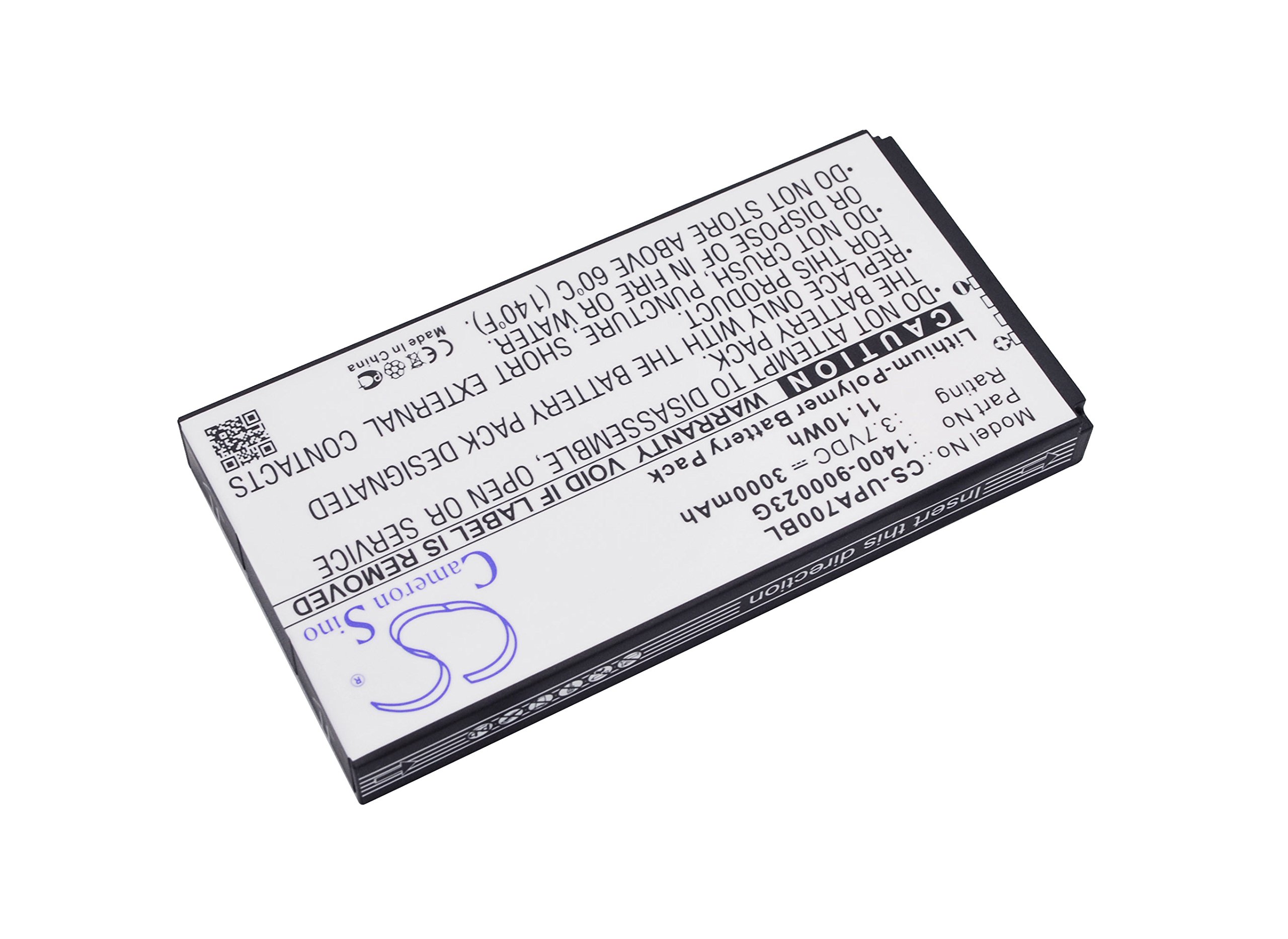 Replacement Battery for Unitech PA700, PA700MCA, PA720 3.7V/3000mA