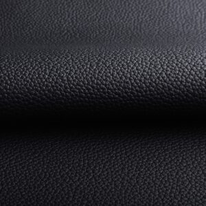 marine vinyl faux leather upholstery fabric 0.9 mm thickness: waterproof, scratch-resistant, perfect for upholstering cars, outdoor yachts, and home furniture (black,pre-cut 1 yard)