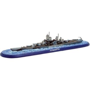 warlord games victory at sea uss missouri wwii table top battleship plastic model kit 742412050