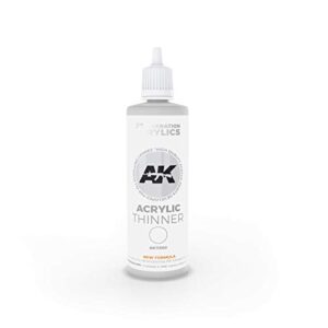 ak-interactive 3rd gen thinner 100ml - model building paints and tools # 11500