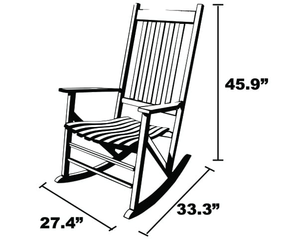 Leigh Country Heartland White 5 Slat Classic Rocker Rocking Chair