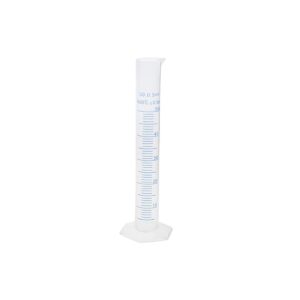 Geesatis 10 Pcs Plastic Measuring Cylinders 50 ml Lab Test Graduated Measuring Cylinder