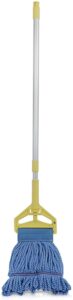 simpli-magic commercial grade microfiber looped mop, extendable pole, aluminum