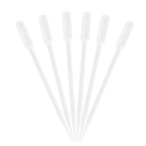 batino 100 pcs 5ml disposable plastic transfer liquid dropper plastic essential oils graduated transfer pipettes