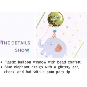 First Birthday Greeting Cards (2-PK One & Elephant)