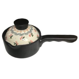 myyingbin ceramics casserole with lid handles, tagine cooking pot high temperature pots and pan, housewarming gift, c