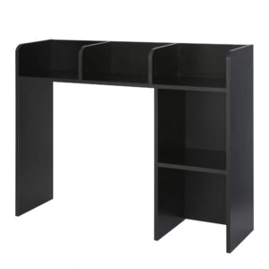 classic desktop bookshelf - black