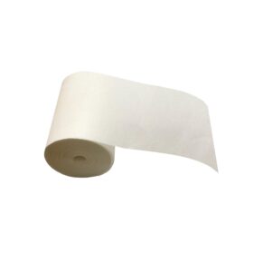 if&d fabrics and drapes- 6 yards – 4 inch wide, washable, non woven filter fabric - white sew-in buckram/heading tape- style #bs465