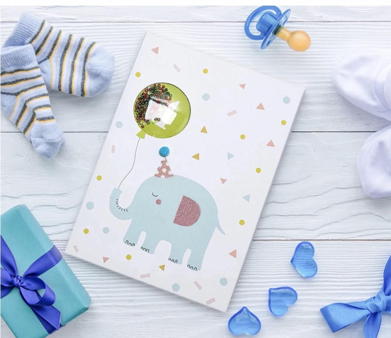 First Birthday Greeting Cards (2-PK One & Elephant)