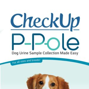 CheckUp P-Pole - Dog Urine Collection Pack - Telescopic Pole, Cups, Pipettes & Vials - A New Innovative, Do It Yourself Approach to Collect Your Dogs Urine at Home and Have it Ready for Testing