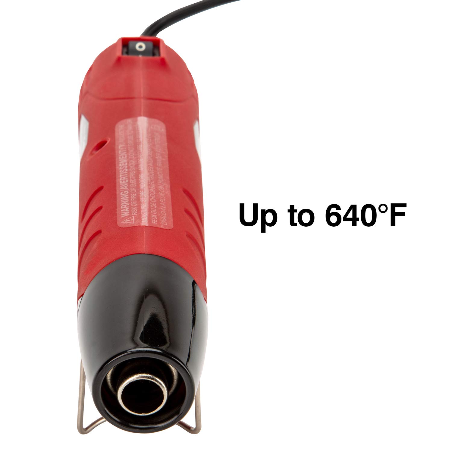 Master Appliance EC-MINI Heat Gun for Crafts, Shrink Wrap, Heat Shrink Tubing, Wire Connectors, Electrical Connectors, Epoxy Resin, Candle Making Heatgun, Embossing Hot Air Gun w/Heat Shrink Reflector